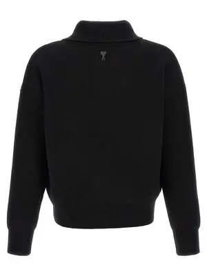 AMI Paris De Cœur' Patch Sweater