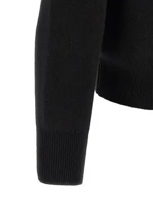 AMI Paris De Cœur Patch Sweater