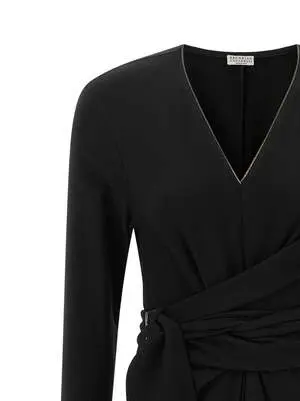 Brunello Cucinelli Shiny Collar' Dress