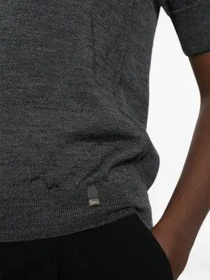 Herno Short-sleeve Crew-neck Sweater