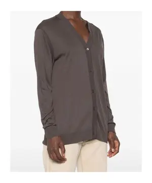 Herno Button-front Long-sleeve Knit Top