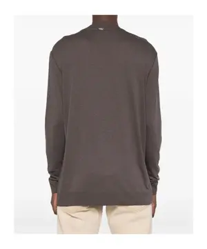 Herno Button-front Long-sleeve Knit Top