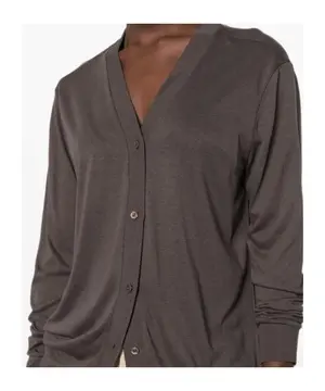 Herno Button-front Long-sleeve Knit Top