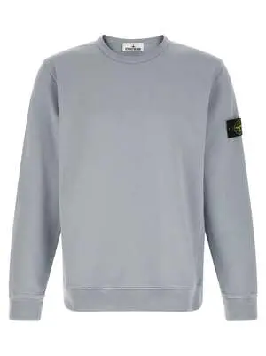 Stone Island Badge Sweatshirt - Gray