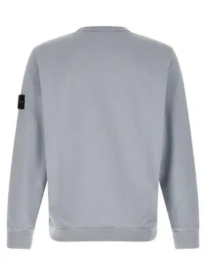 Stone Island Crewneck Sweatshirt With Badge Detail - Gray