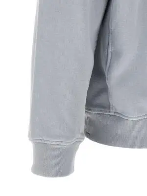 Stone Island Crewneck Sweatshirt With Badge Detail - Gray