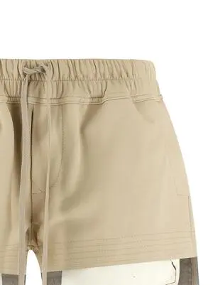 Rick Owens Leather Fog Boxers' Shorts - Cream