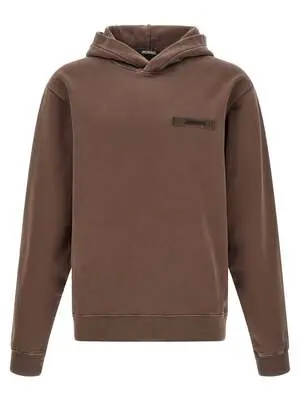 Jacquemus Le Hoodie Gros-grain' Hoodie - Brown