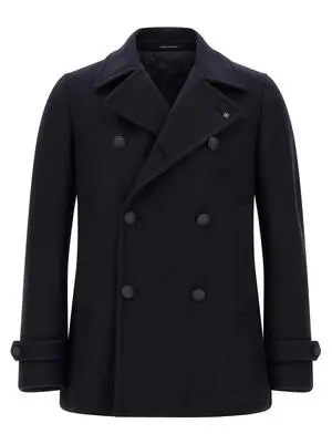 Tagliatore Monaco Coat - Blue