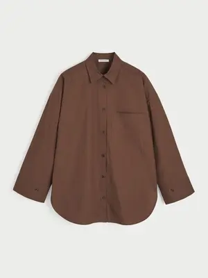 BY MALENE BIRGER Derris Organic Cotton Shirt - Carafe