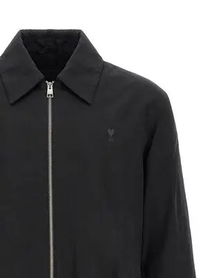 AMI Paris De Coeur Jacket - Black
