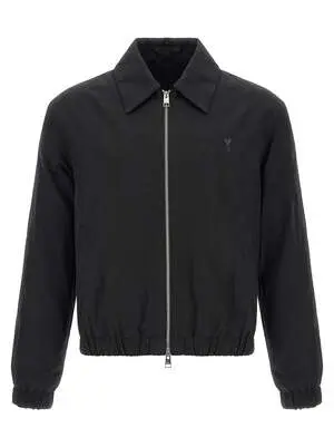 AMI Paris De Coeur Jacket - Black