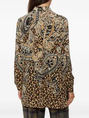 Etro Printed Silk Shirt