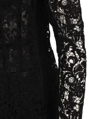 Fendi Macramé Lace Midi Dress