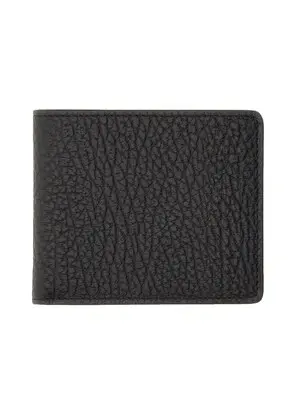 MAISON MARGIELA Portafoglio Bifold Slim "four Stitches" Con Logo - Black