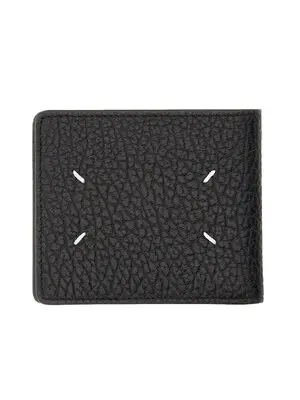 MAISON MARGIELA Portafoglio Bifold Slim "four Stitches" Con Logo
