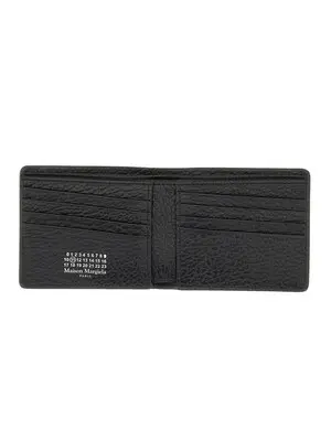 MAISON MARGIELA Portafoglio Bifold Slim "four Stitches" Con Logo