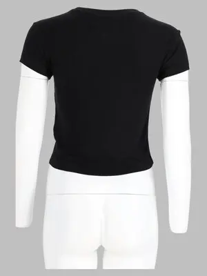 VIVIENNE WESTWOOD Cropped Logo T-shirt
