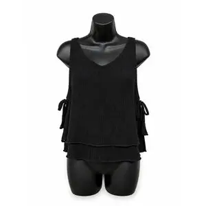 BELLA SOUL Tie-side Cotton Tank Top