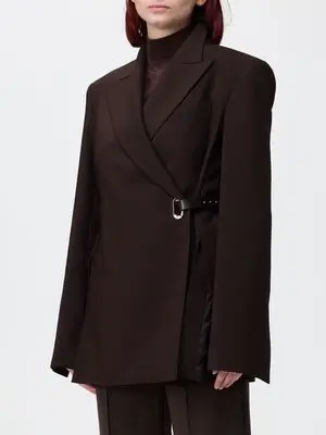 Sportmax Short Wrap Blazer In Stretch Viscose With Peak Lapels