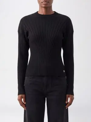 Sportmax Wool Crewneck Jumper - Black