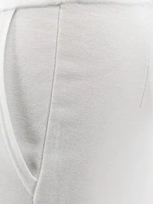 Max Mara High-waisted Wide-leg Wool-blend Knit Trousers - White