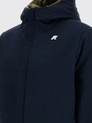 K-WAY Jacob Reversible Waterproof Hooded Windbreaker Jacket In Nylon