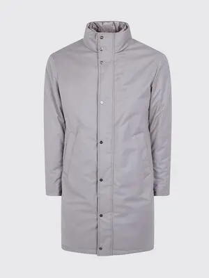 Herno Double-layer Down-padded Single-breasted Coat - Grey
