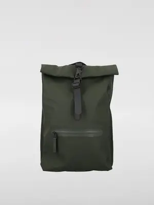 Rains Rolltop Rucksack Waterproof Polyester Backpack - Green