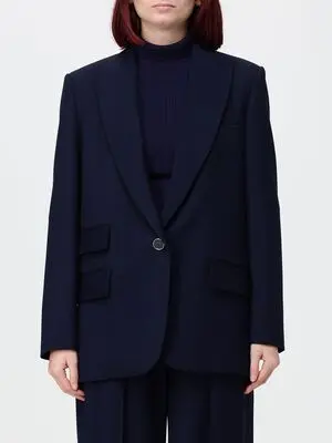 SIMONA CORSELLINI Tailored Single Breasted Blazer - Blue