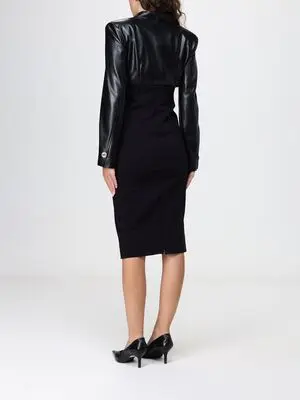 SIMONA CORSELLINI Square-neck Jersey Sheath Midi Dress