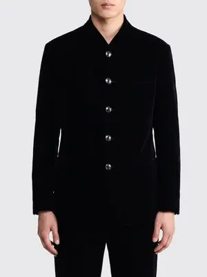 Giorgio Armani Single-breasted Velvet Ceremony Blazer