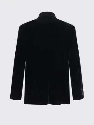 Giorgio Armani Single-breasted Velvet Ceremony Blazer