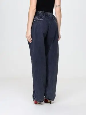 DIESEL® Papyri Wide-leg Nylon Trousers - Blue