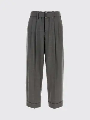 Brunello Cucinelli Cropped Wide-leg Wool-blend Trousers With Pleats