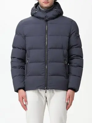 MOORER Brett Water-repellent Wool And Cashmere Down Jacket With Removable Hood