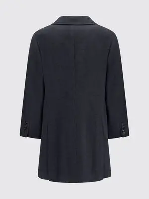 Brunello Cucinelli Single-breasted Pure Cashmere Coat With Notch Lapels