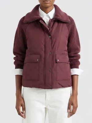 Brunello Cucinelli Padded Wool-knit Cardigan With Patch Pockets - Brown