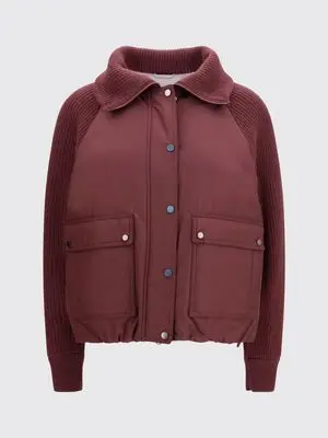 Brunello Cucinelli Padded Wool-knit Cardigan With Patch Pockets - Brown