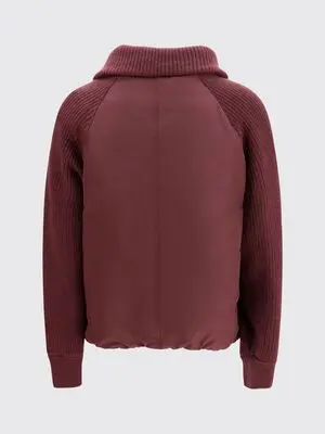 Brunello Cucinelli Padded Wool-knit Cardigan With Patch Pockets - Brown