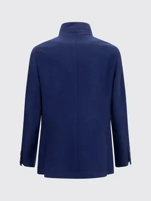 Brunello Cucinelli Water-repellent Cashmere Short Single-breasted Coat With High Collar