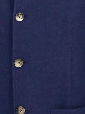 Brunello Cucinelli Water-repellent Cashmere Short Single-breasted Coat With High Collar