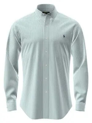 Ralph Lauren Striped Button-down Dress Shirt - Green