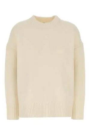 Co Oversized Crew Neck Cashmere-wool Sweater - Ivory