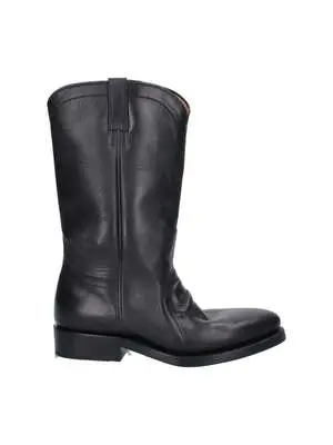 JIL SANDER Leather Pull-on Boots