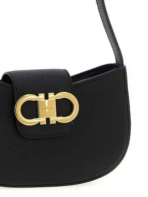 FERRAGAMO Gabry' Shoulder Bag - Black