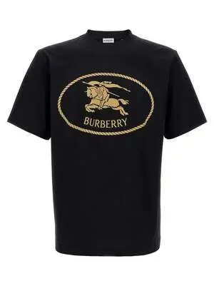 Burberry Knight Stamp' T-shirt - Black