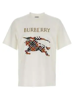Burberry Cross Stitch T-shirt - White