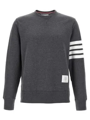 Thom Browne Loopback 4-bar Sweatshirt - Gray