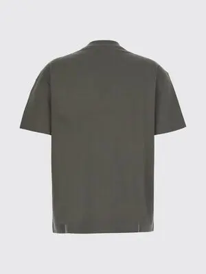 Brunello Cucinelli Cotton Crewneck T-shirt With Monili Embellishment - Green